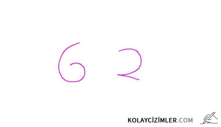 62 - Sayısından Kolay Tavşan Çizimi - Kolay Çizimler