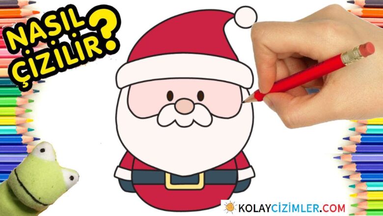 Noel Baba Nasıl Çizilir? - KolayCizimler.com
