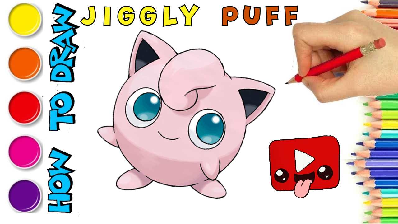 Adım Adım Jigglypuff Pokemon Çizimi ve Yazdırılabilir Boyama Sayfası ...